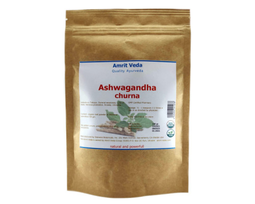 Ашваганда чурна Амріт Веда (Ashwagandha churna Amrit Veda), 100 грам ...