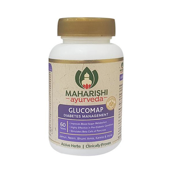 Глюкомап Махариши Аюрведа (Glucomap Maharishi Ayurveda), 60 таблеток ...